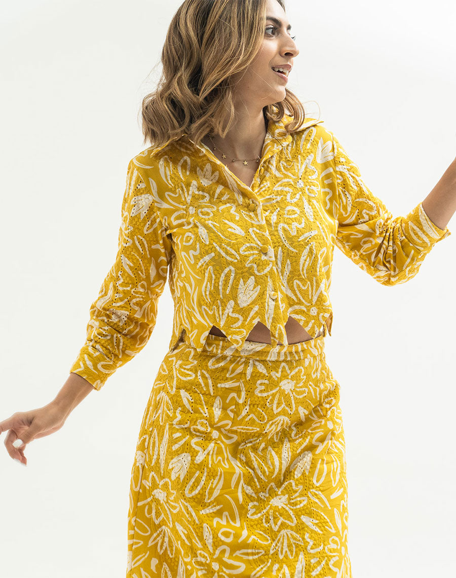 RAFFLES CROP TOP – The Calico Knots - Sustainable, Subtle & Timeless