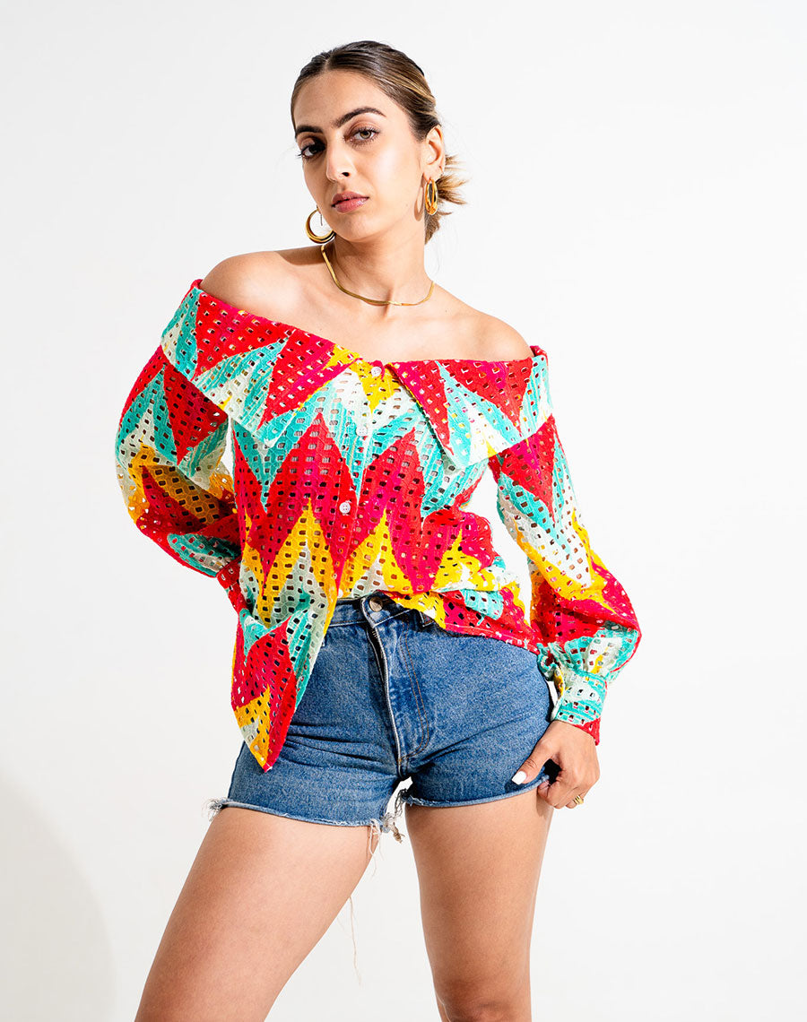 CANDY CANE TOP – The Calico Knots - Sustainable, Subtle & Timeless